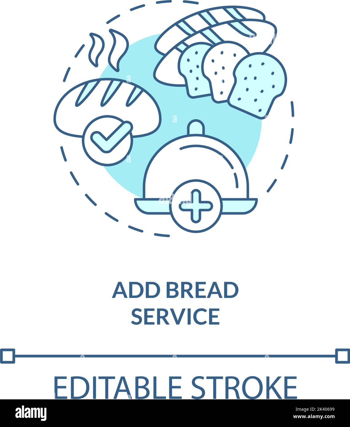 Add bread service turquoise concept icon Stock Vector Image & Art - Alamy Add bread service turquoise concept icon Stock Vector Image & Art - Alamy