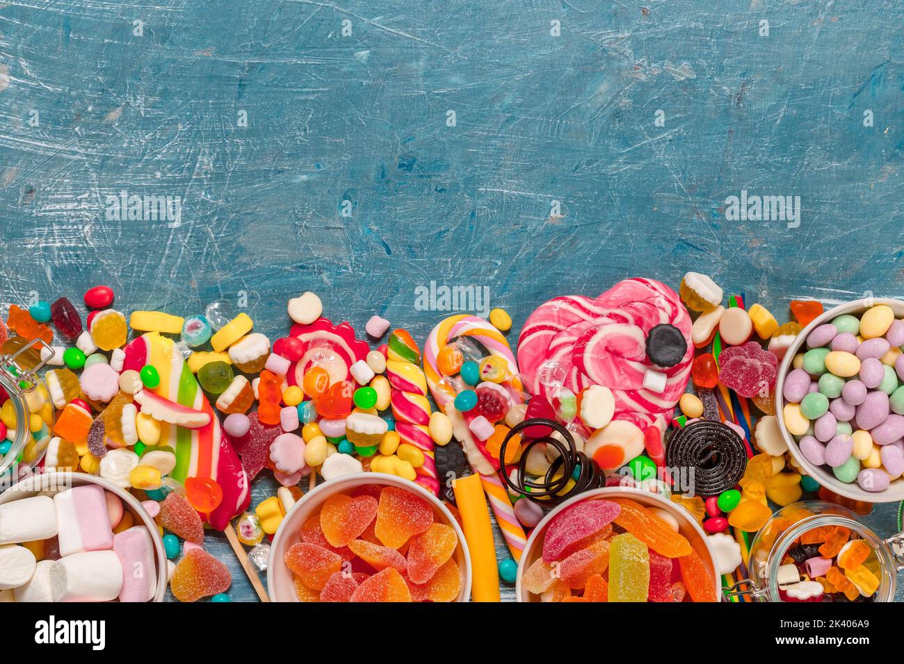 Colorful Candies mixed Stock Photo - Alamy