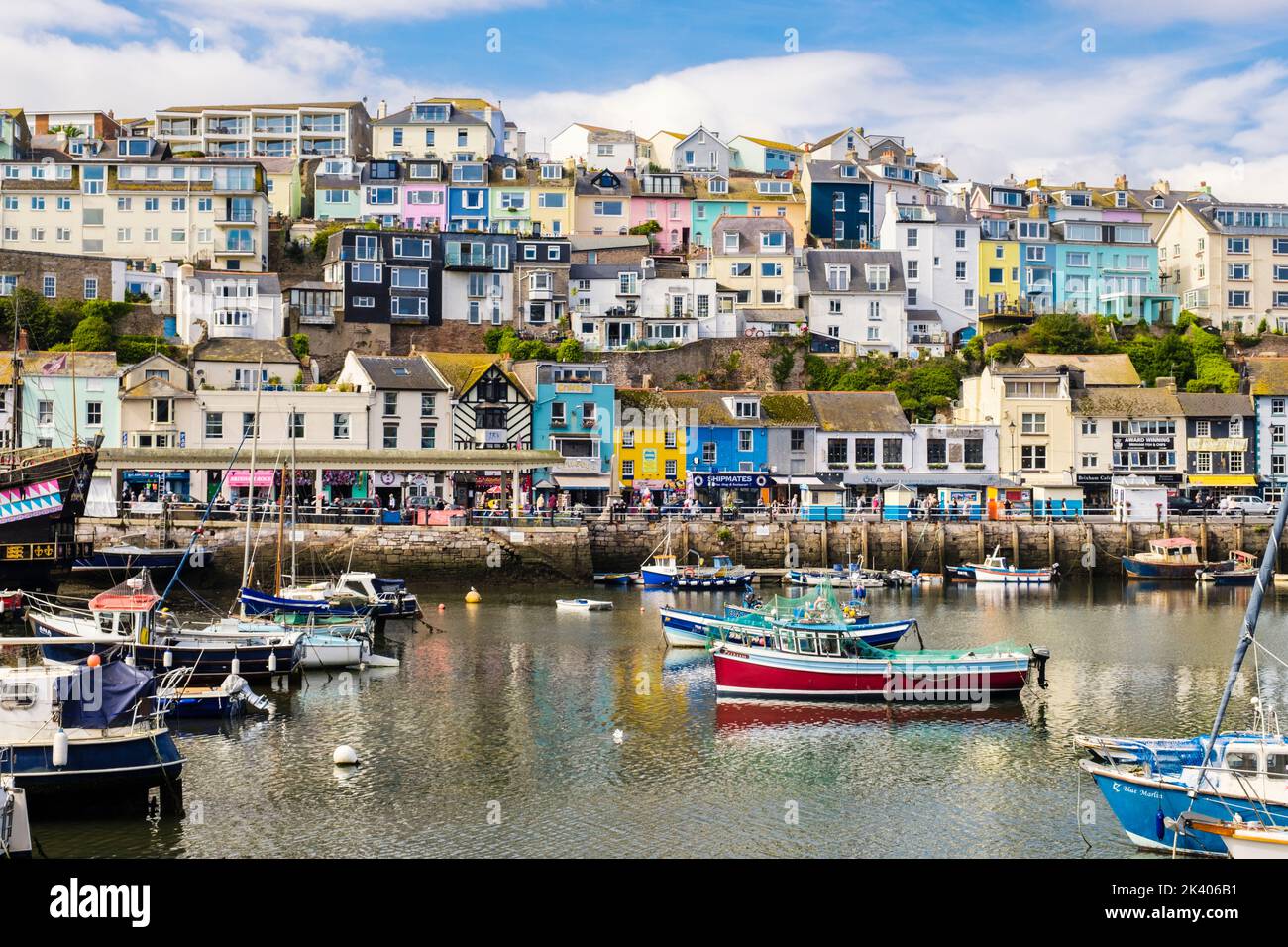 Brixham harbour and boats hi-res stock photography and images - Alamy