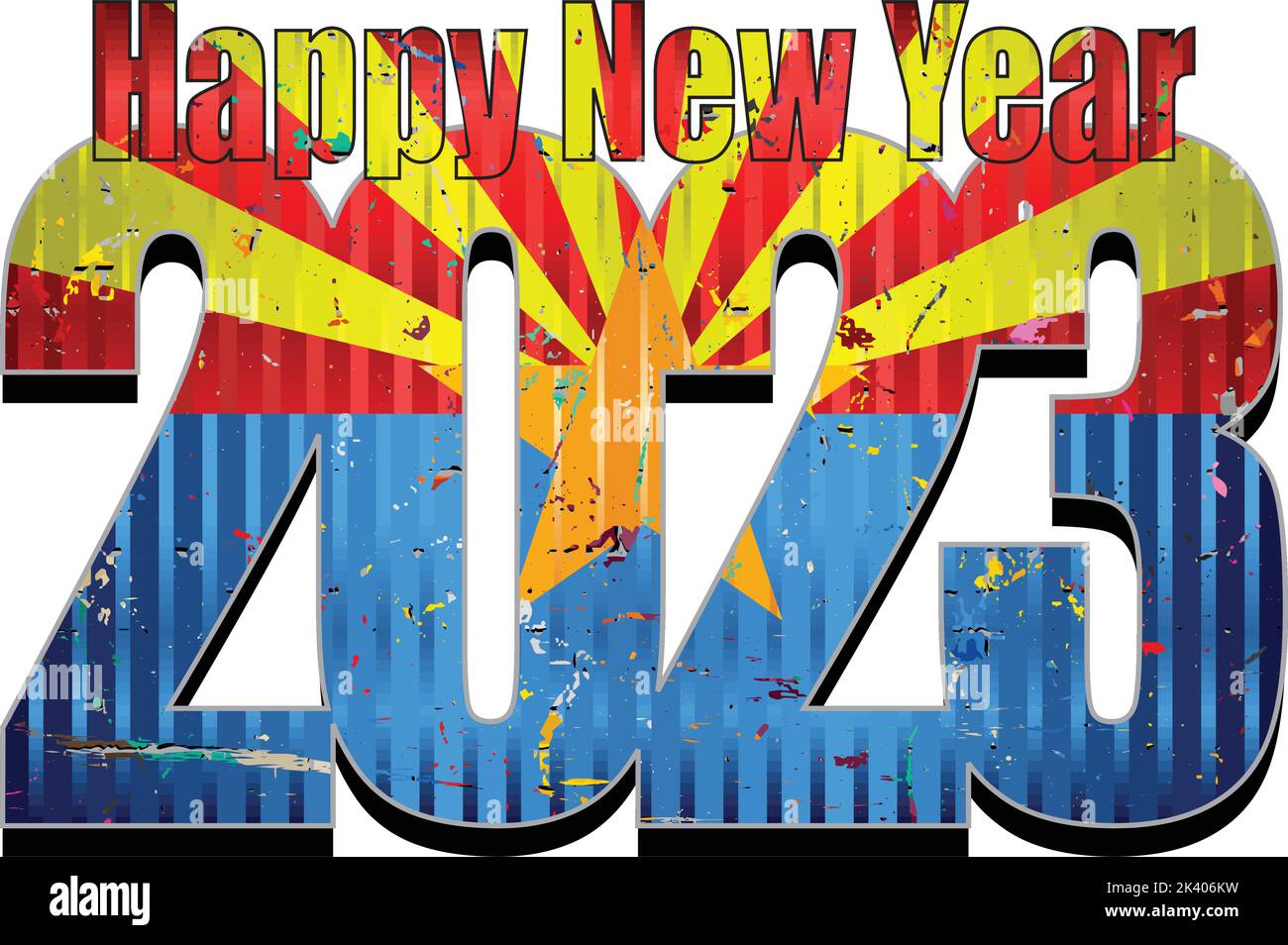 2023 numerals Stock Vector Images - Alamy