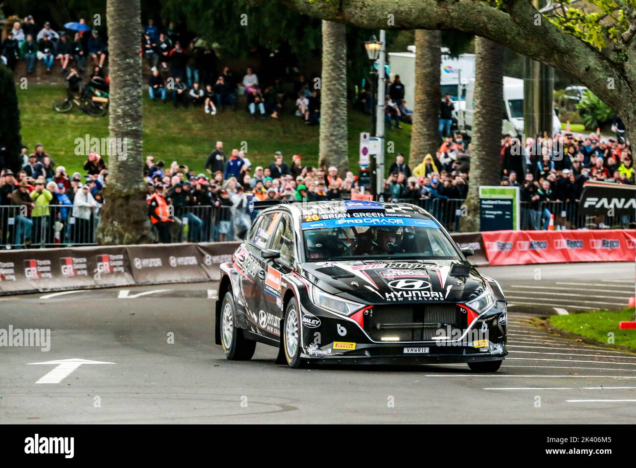 20 PADDON Hayded (nzl), KENNARD John (nzl), Hyundai i20N, action during ...