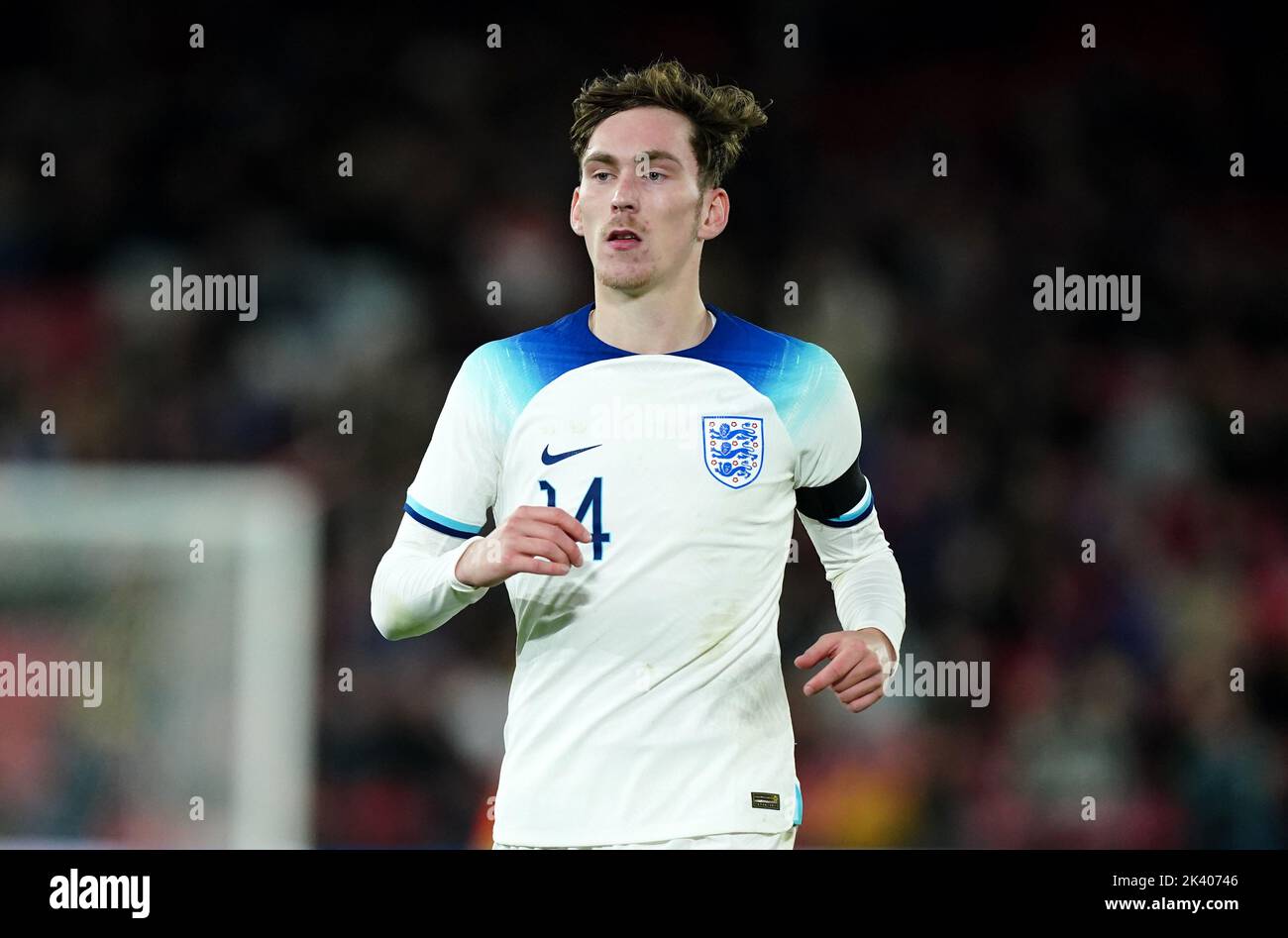 England's James Garner during the Under-21 International Friendly match ...