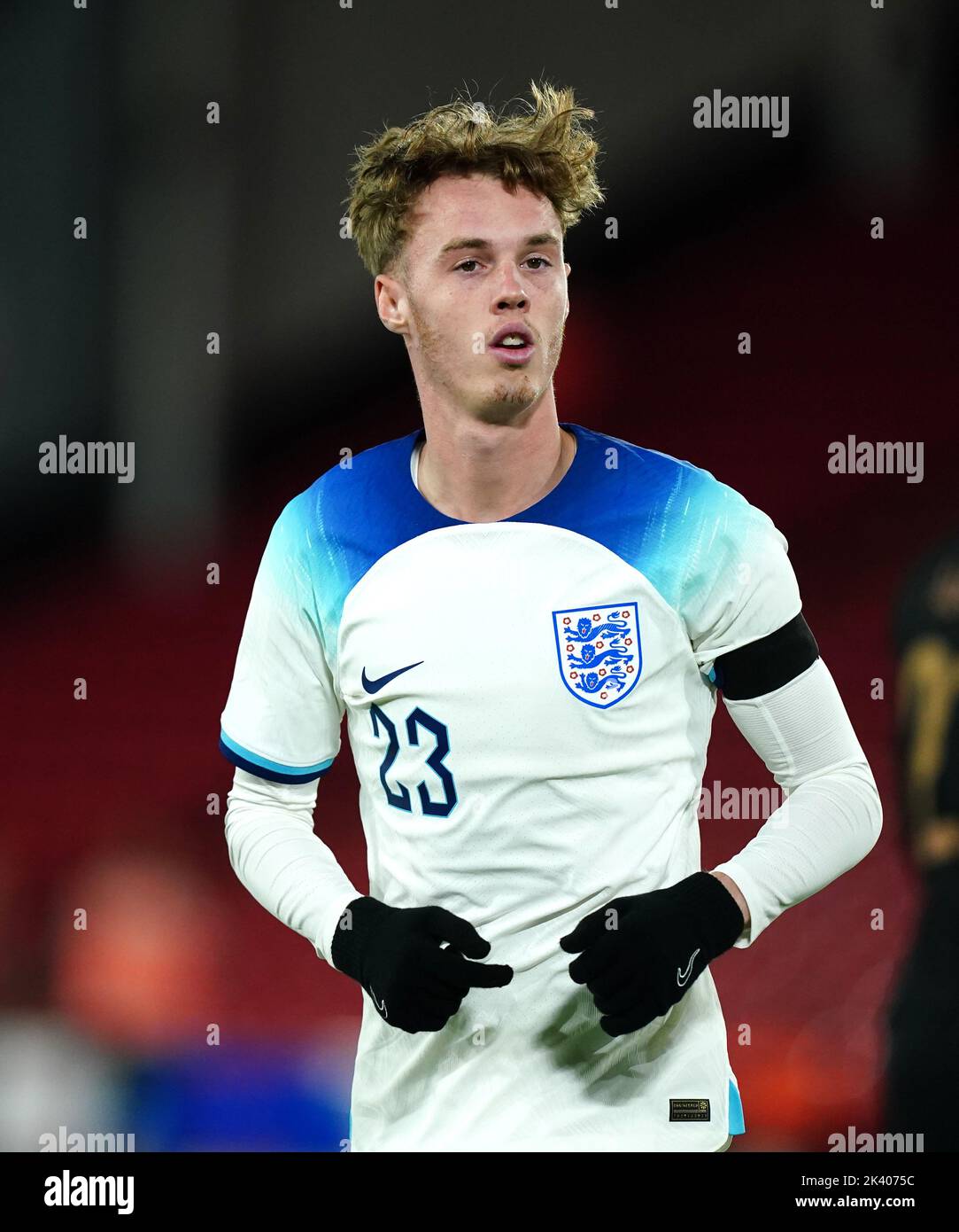 Englands Cole Palmer During The Under 21 International Friendly Match At Bramall Lane