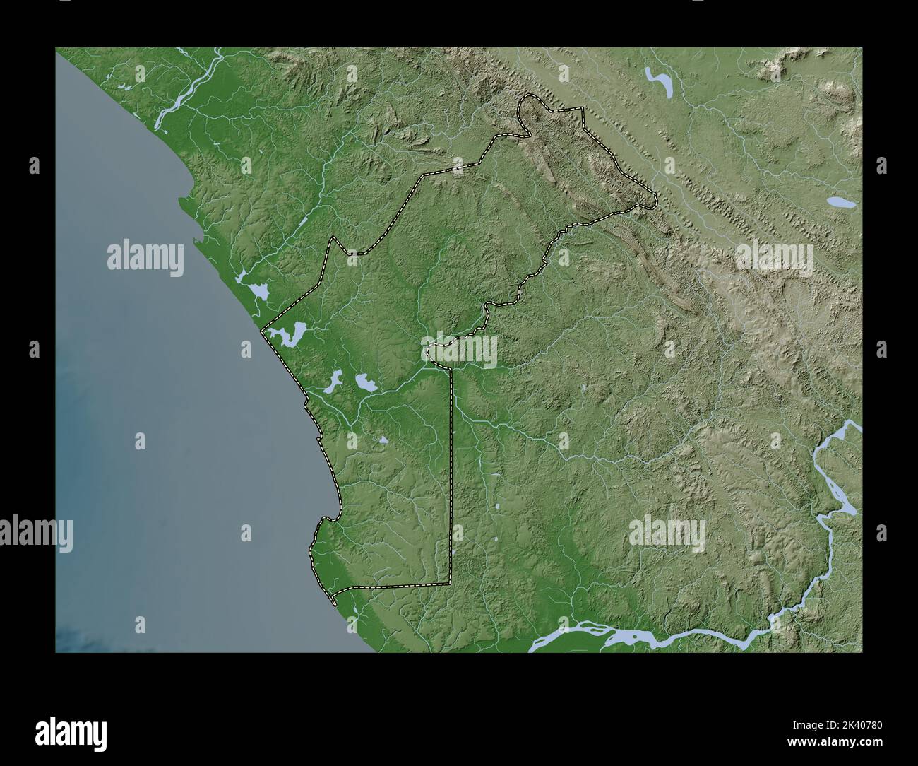 Angola africa map cabinda hi-res stock photography and images - Alamy