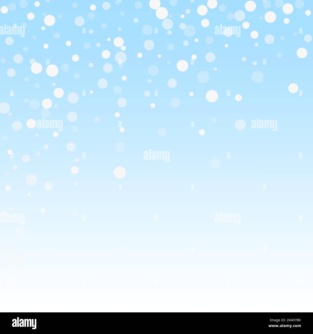 Christmas falling snow background. Subtle flying snow flakes and stars ...