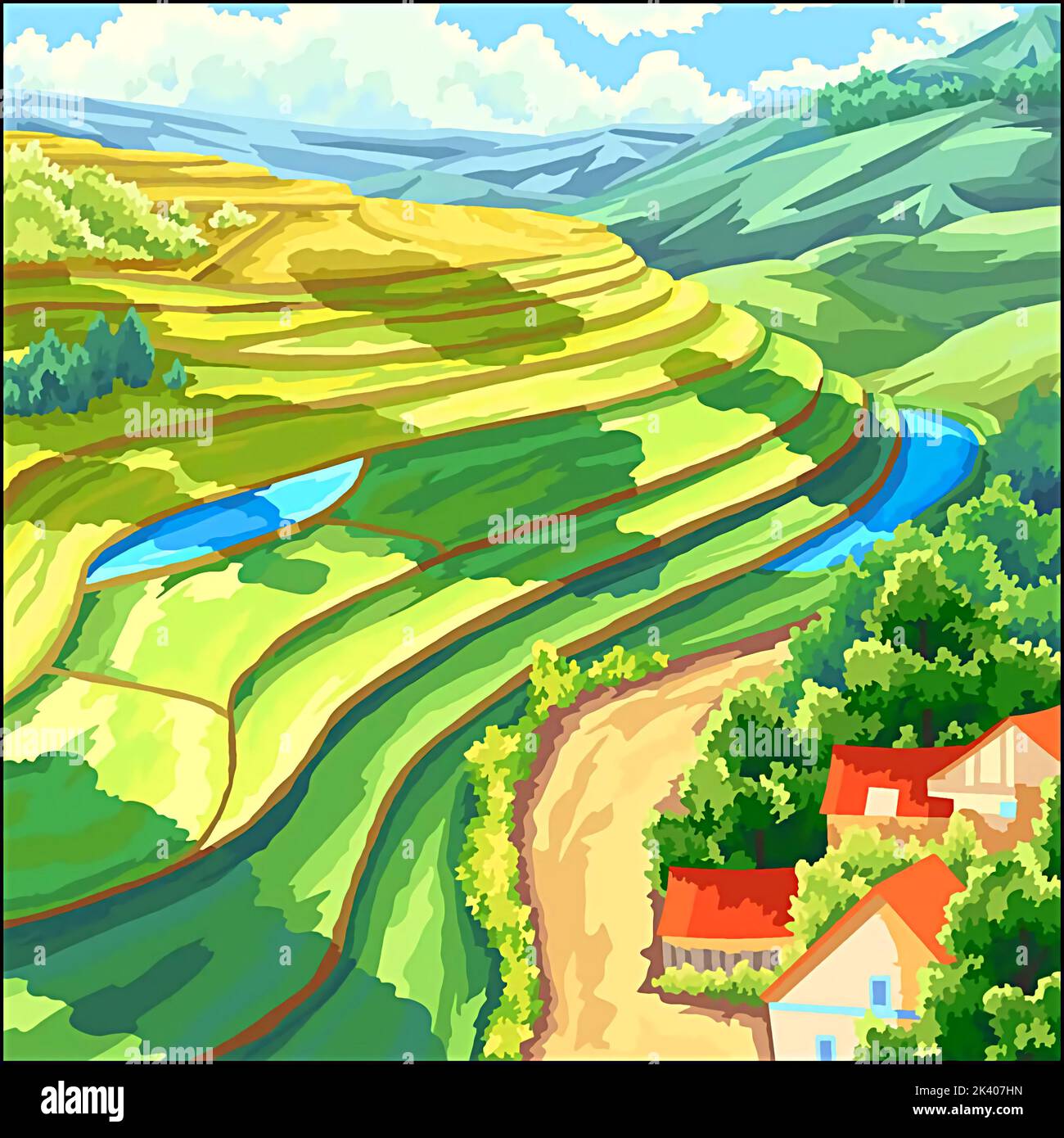 Coloring rice blue hi-res stock photography and images - Alamy