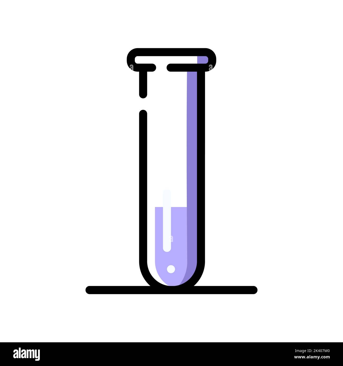 Chemistry laboratory flask glassware Stock Vector Images - Alamy