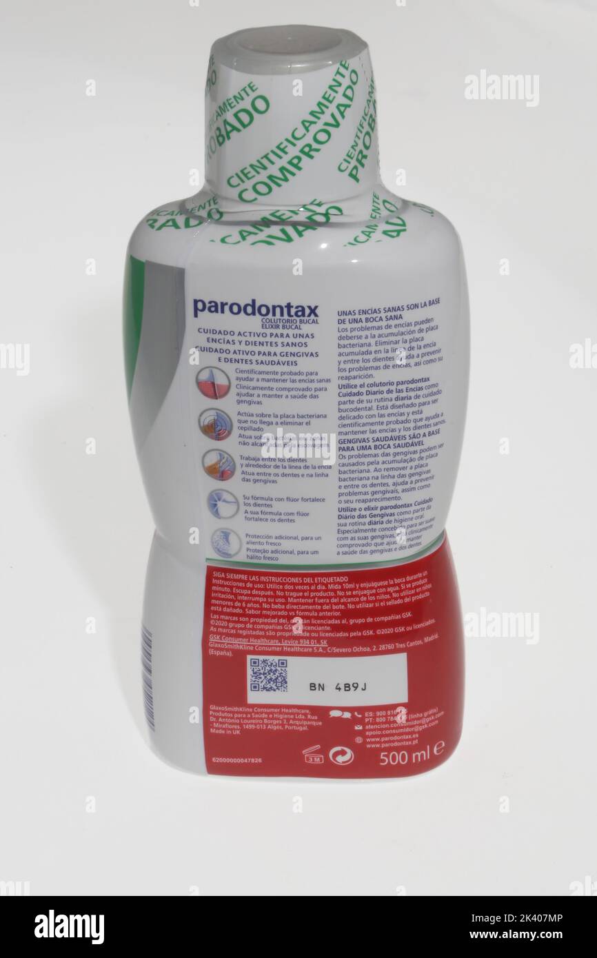 Parodontax herbal gums care mouthwash 500 ml hi-res stock photography ...