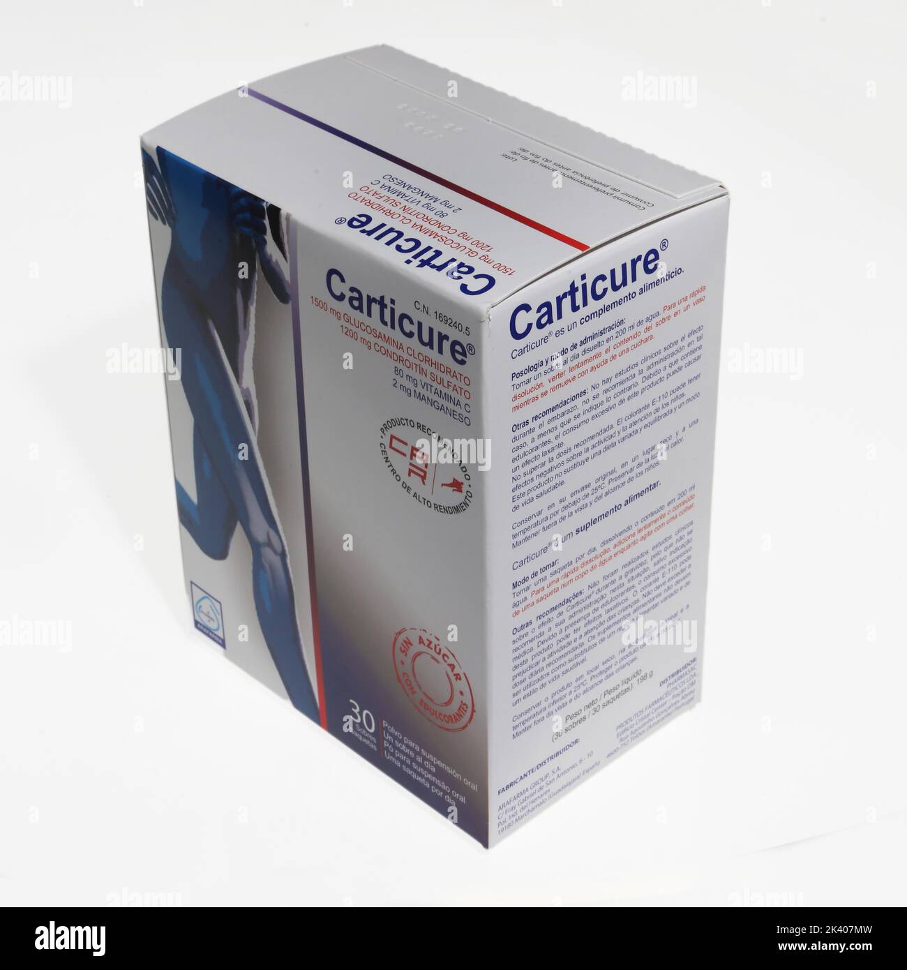 CARTICURE CHONDROITIN ORAL SUSPENSION POWDER Stock Photo - Alamy