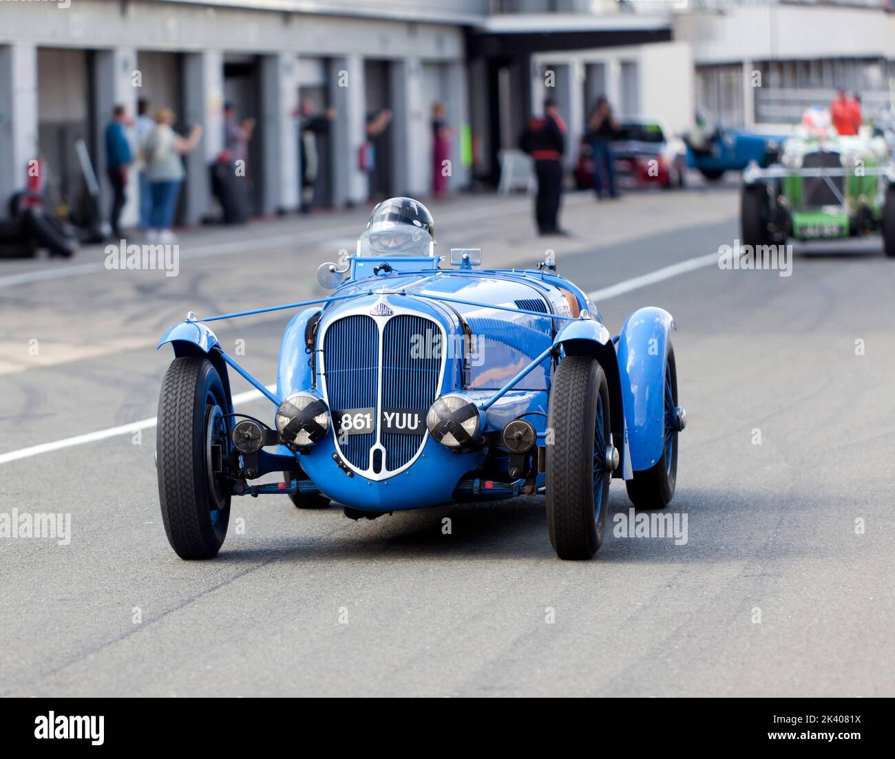 The 1936, Delahay 135, of Ross Keeling and Calum Lockie, competing in ...