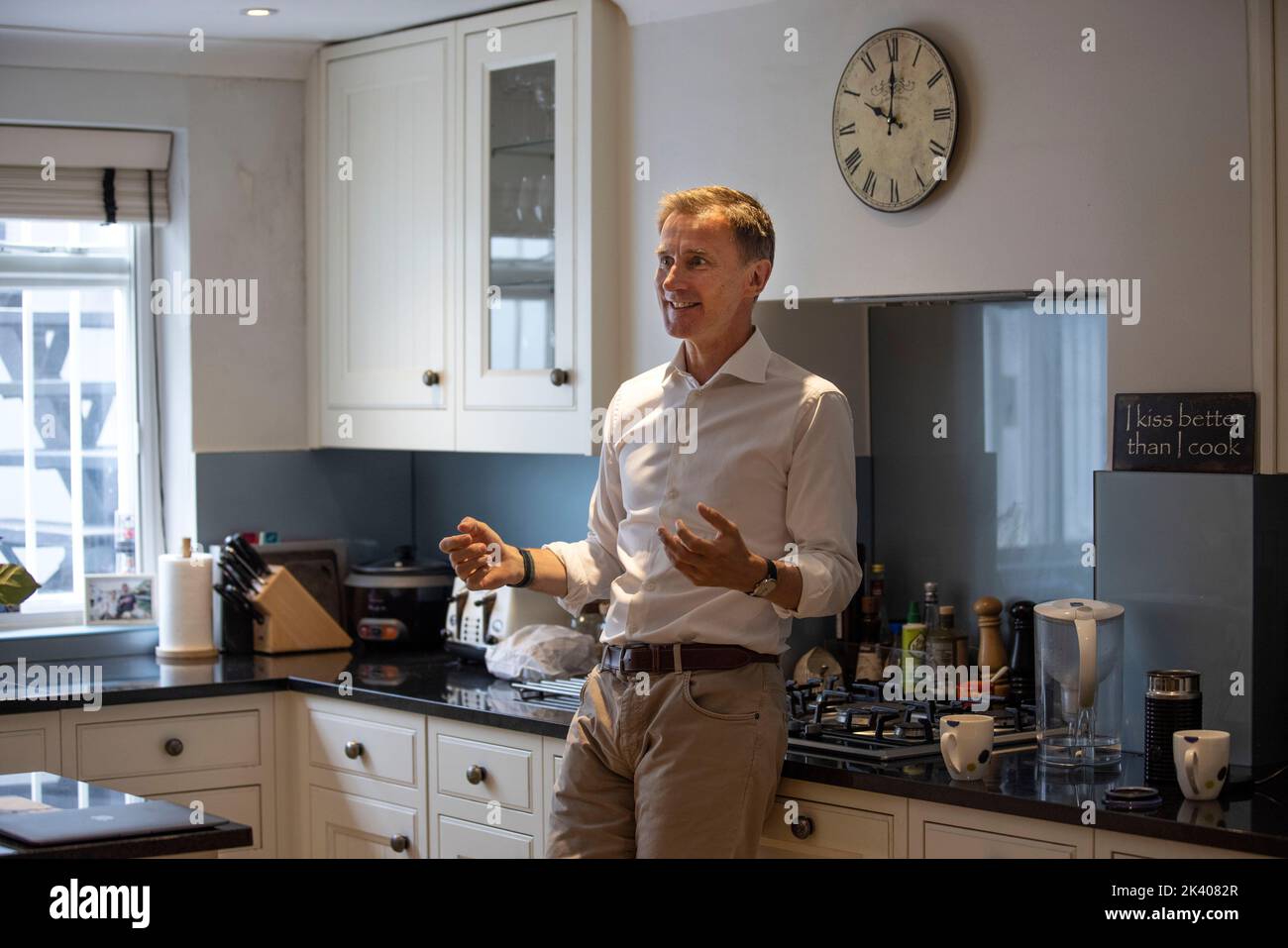Jeremy Hunt, former Conservative Party Cabinet Minister at his home in ...