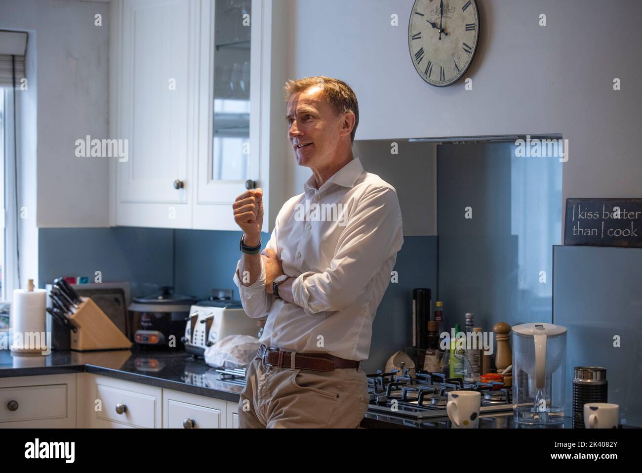 Jeremy Hunt, former Conservative Party Cabinet Minister at his home in ...