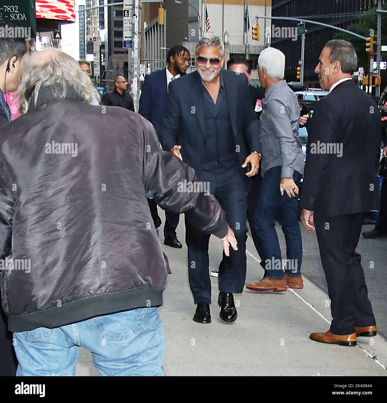 Celebrities At The Late Show With Stephen Colbert Studios. -PICTURED ...