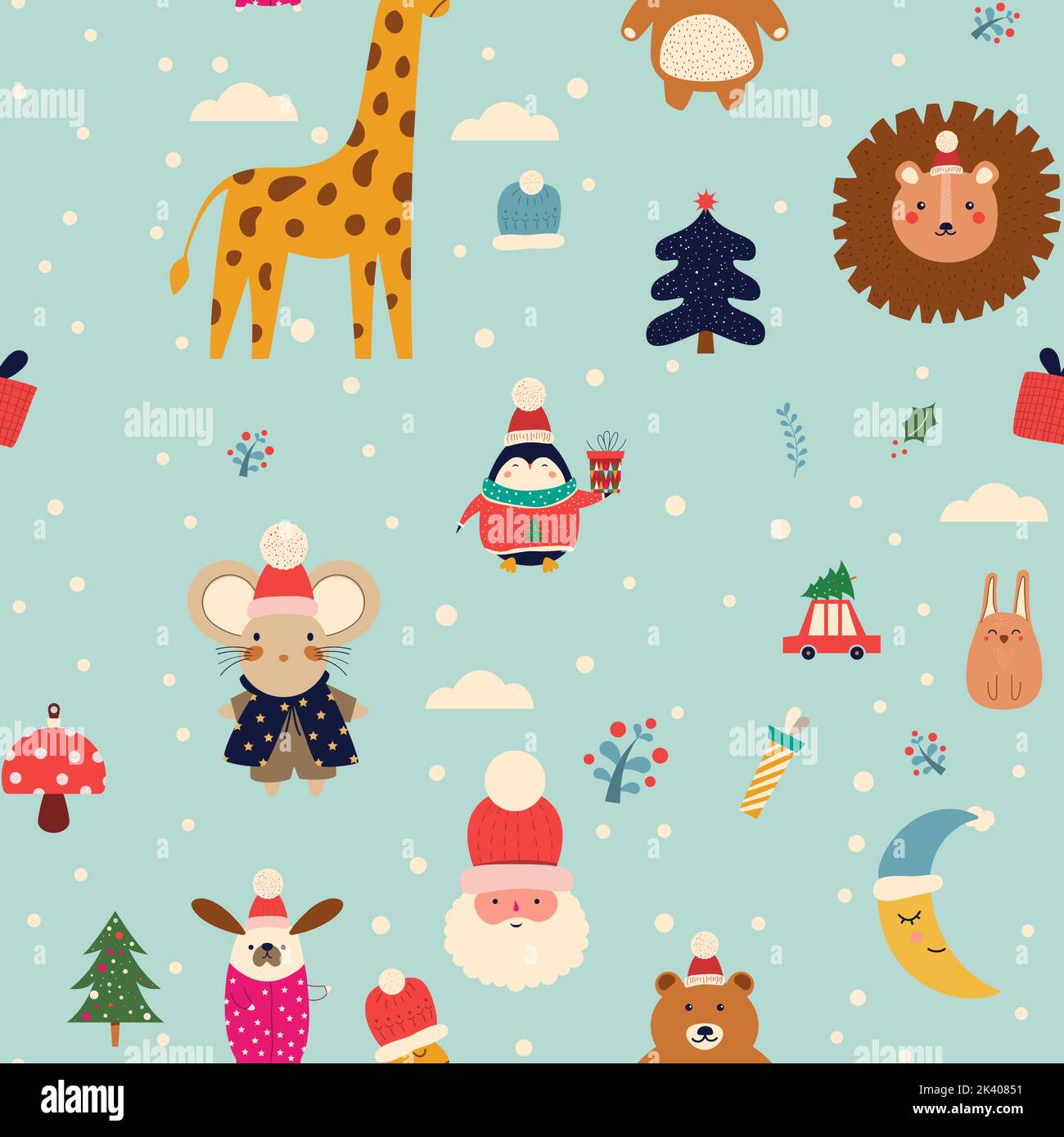 Christmas background on theme Stock Vector Images - Alamy