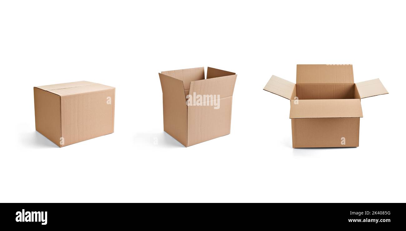 box package delivery cardboard carton shipping packaging gift pack ...