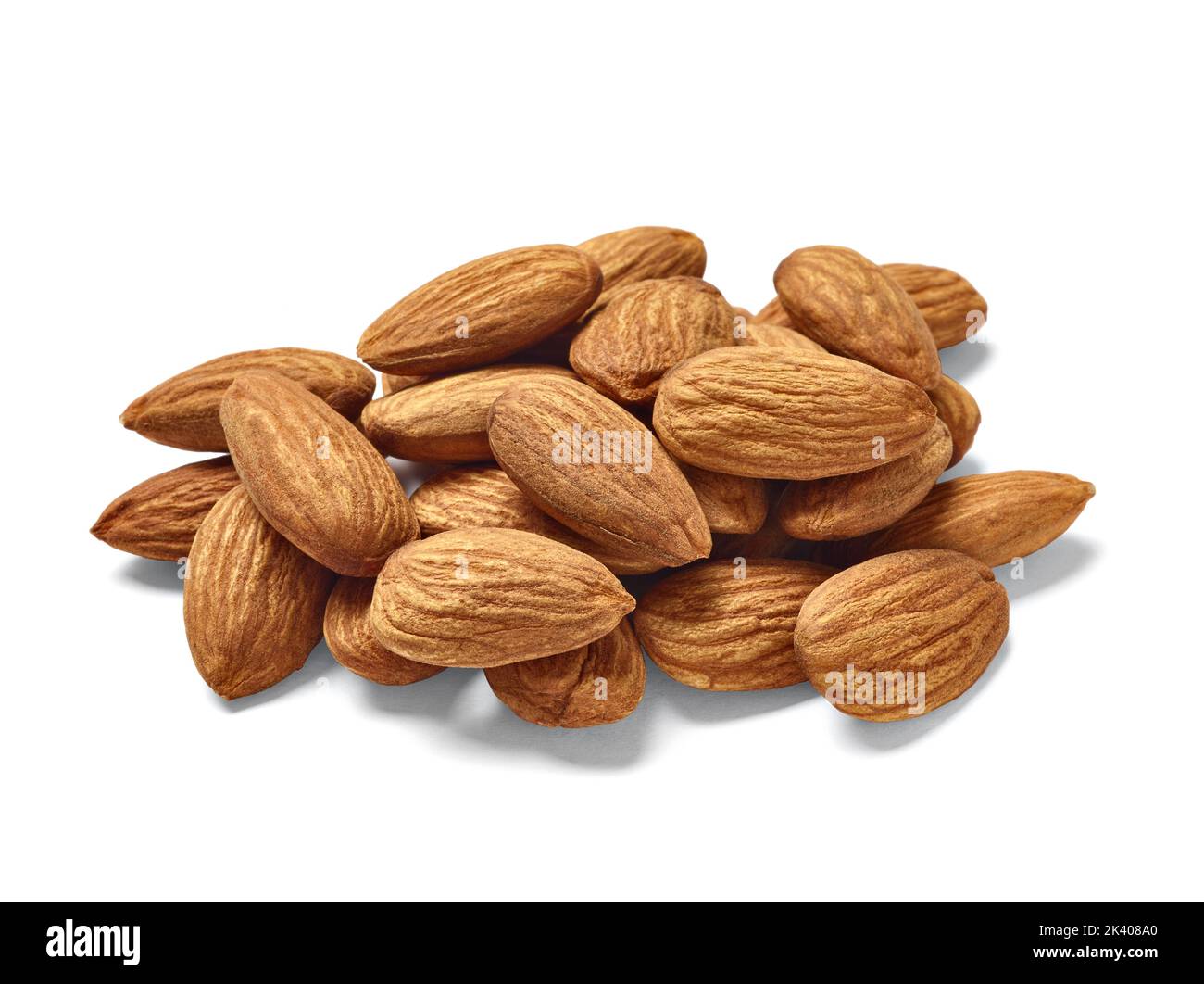 almond nut food healthy organic natural ingredient snack isolated seed ...