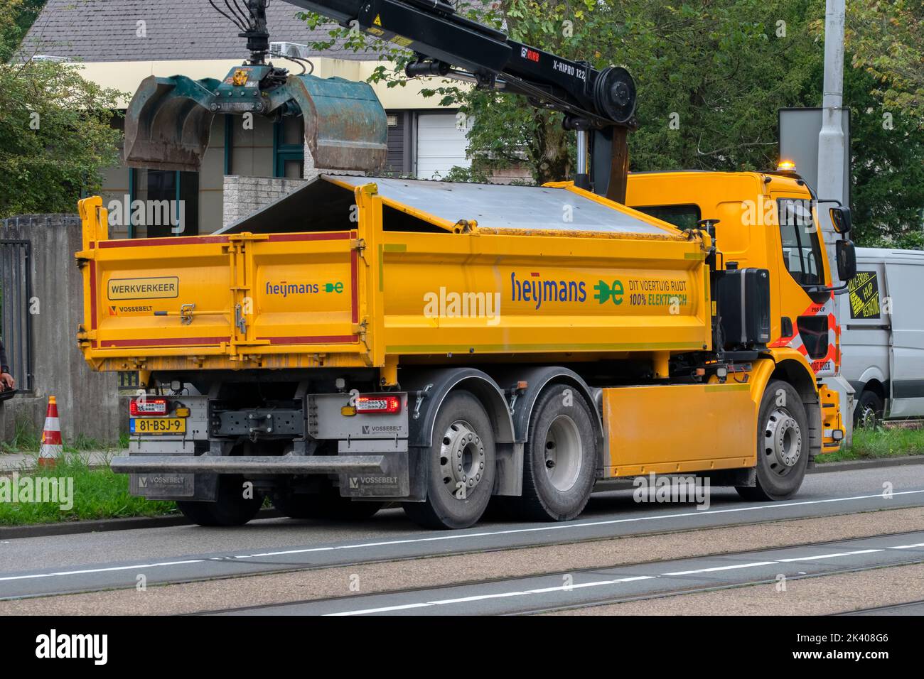 Heijmans Crane Truck At Amsterdam The Netherlands 21-9-2022 Stock Photo ...