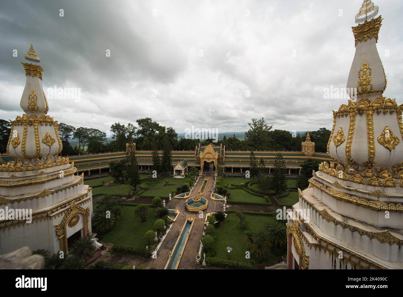 Phra Maha Chedi Chai Mongkol one of the largest chedis (pagoda) in ...
