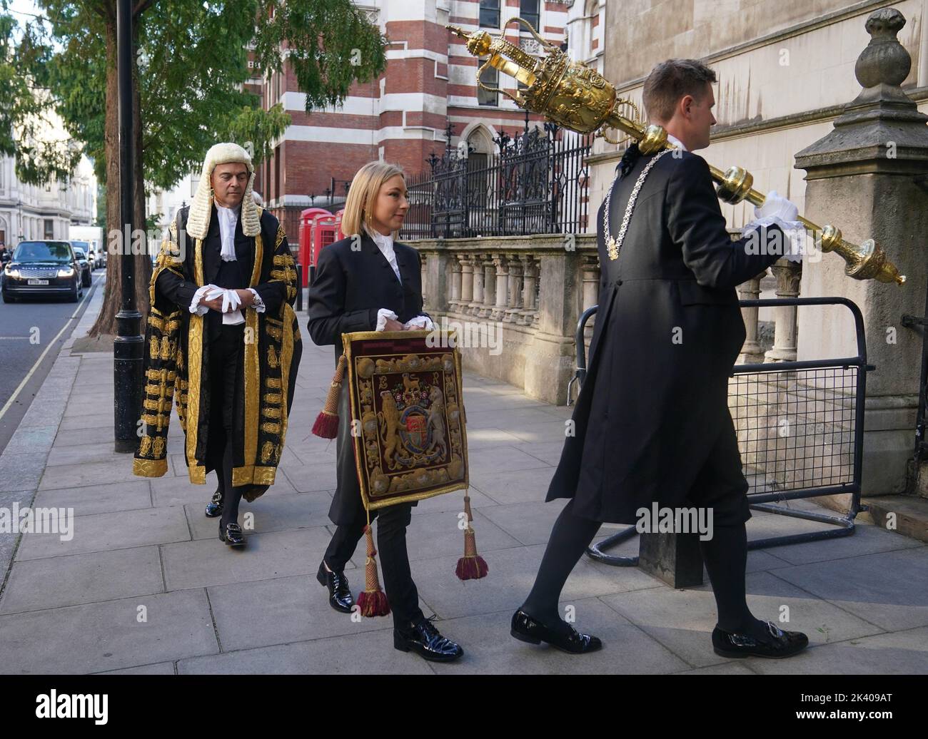 Lord chancellor swearing in ceremony hi-res stock photography and ...