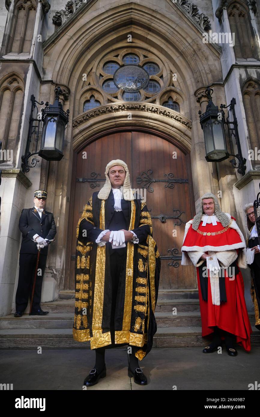 Lord chancellor swearing in ceremony hi-res stock photography and ...