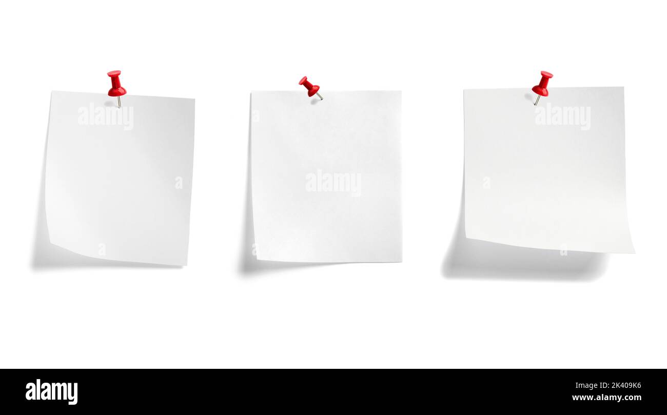 paper message note reminder blank background office business push pin ...