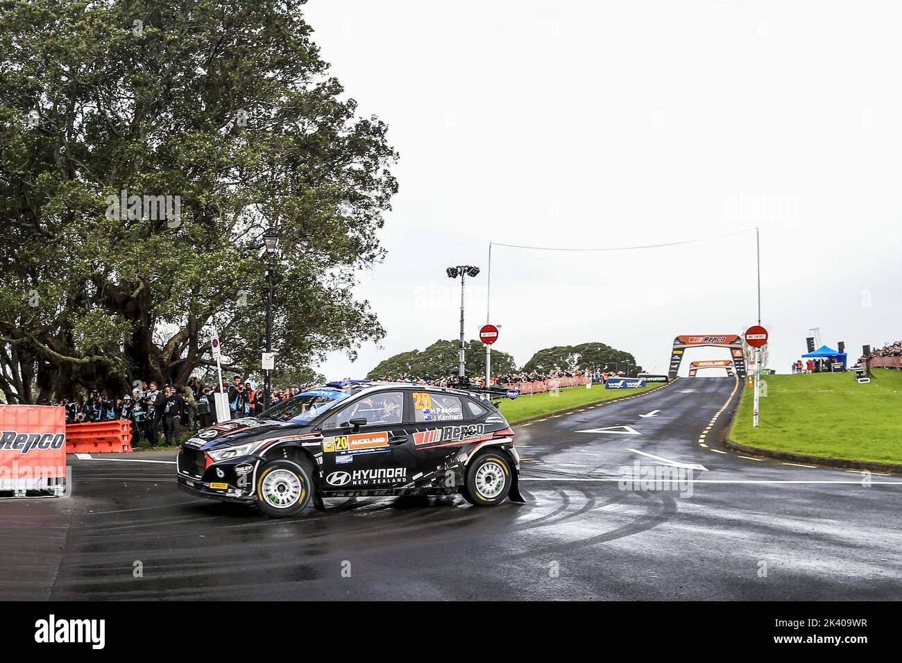 20 PADDON Hayded (nzl), KENNARD John (nzl), Hyundai i20N, action during the Rally New Zealand ...