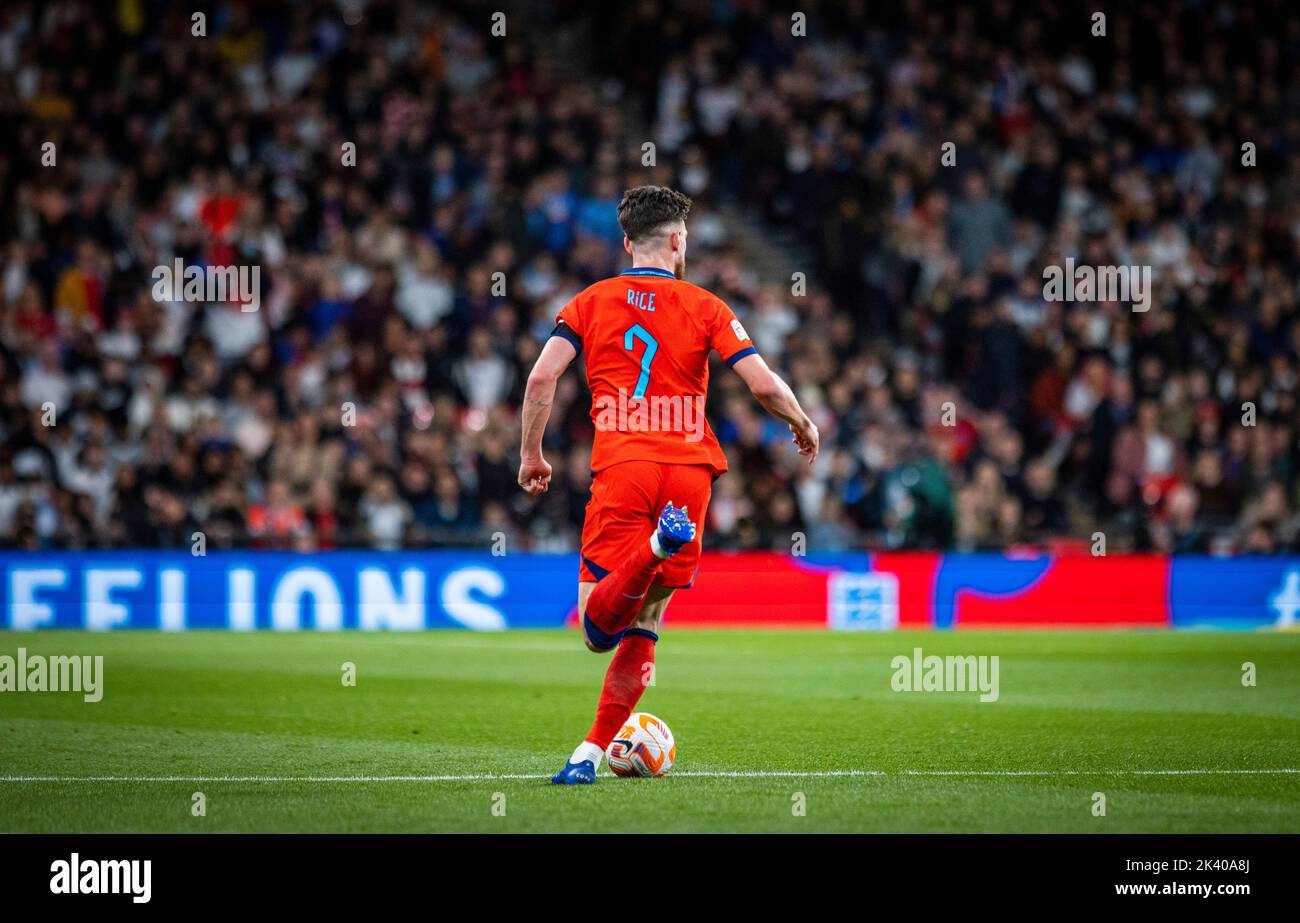 London, 26.09.2022 Declan Rice (England) England - Deutschland UEFA ...