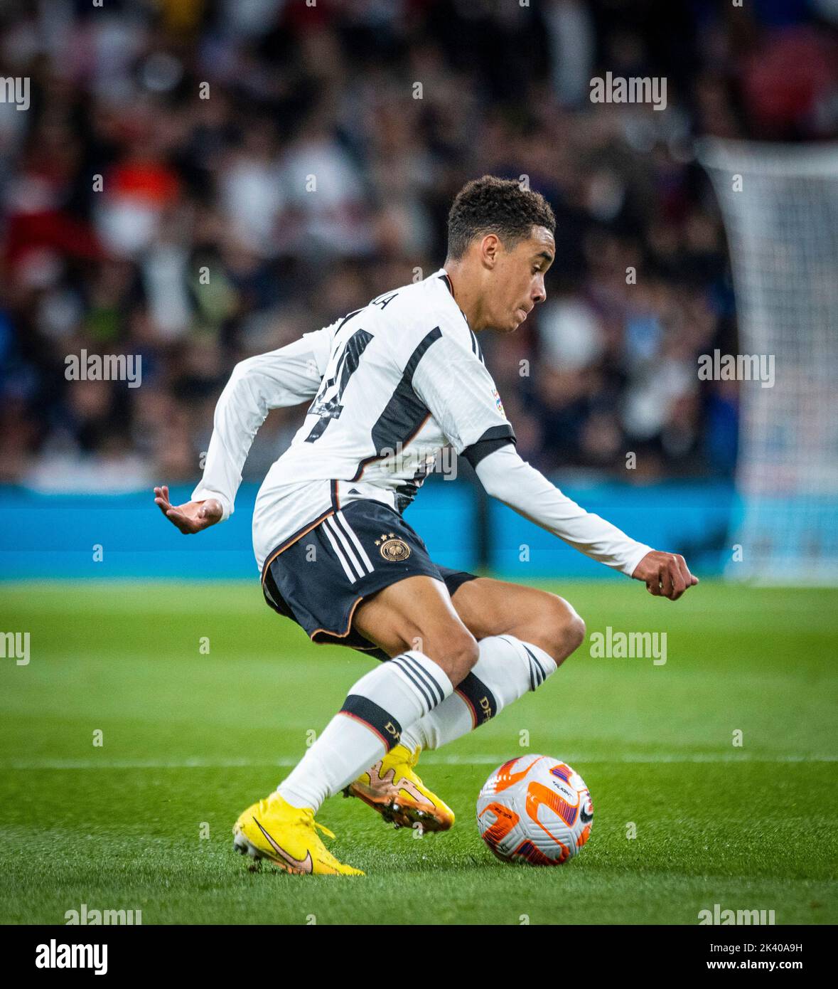 London, 26.09.2022 Jamal Musiala (Deutschland) England - Deutschland ...