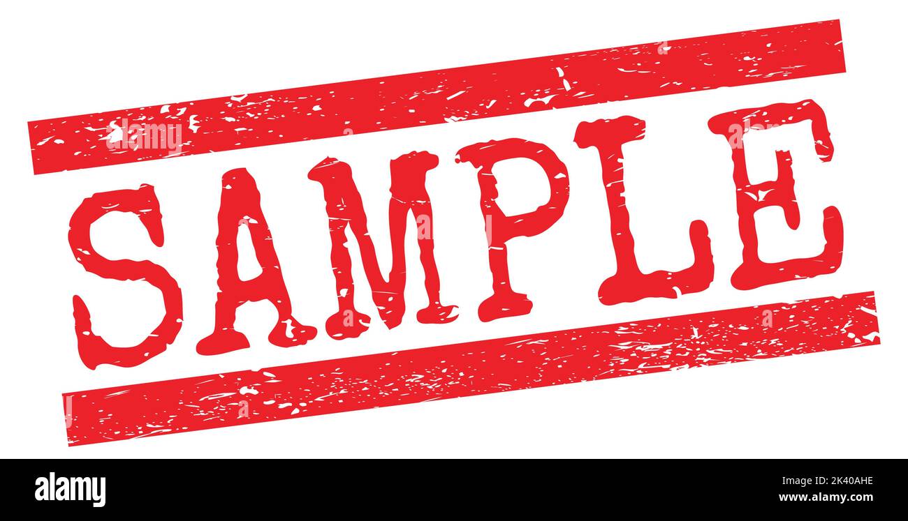 Sample stamp sign seal Cut Out Stock Images & Pictures - Alamy