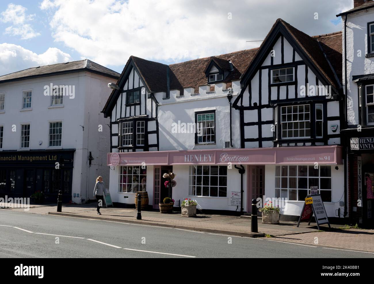 High Street, Henley-in-Arden, Warwickshire, England, UK Stock Photo - Alamy