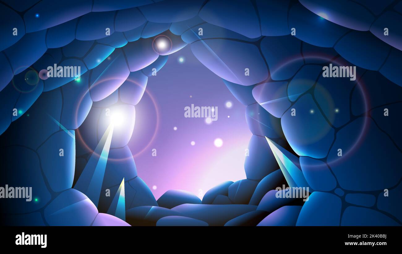 Cavern walls Stock Vector Images - Alamy