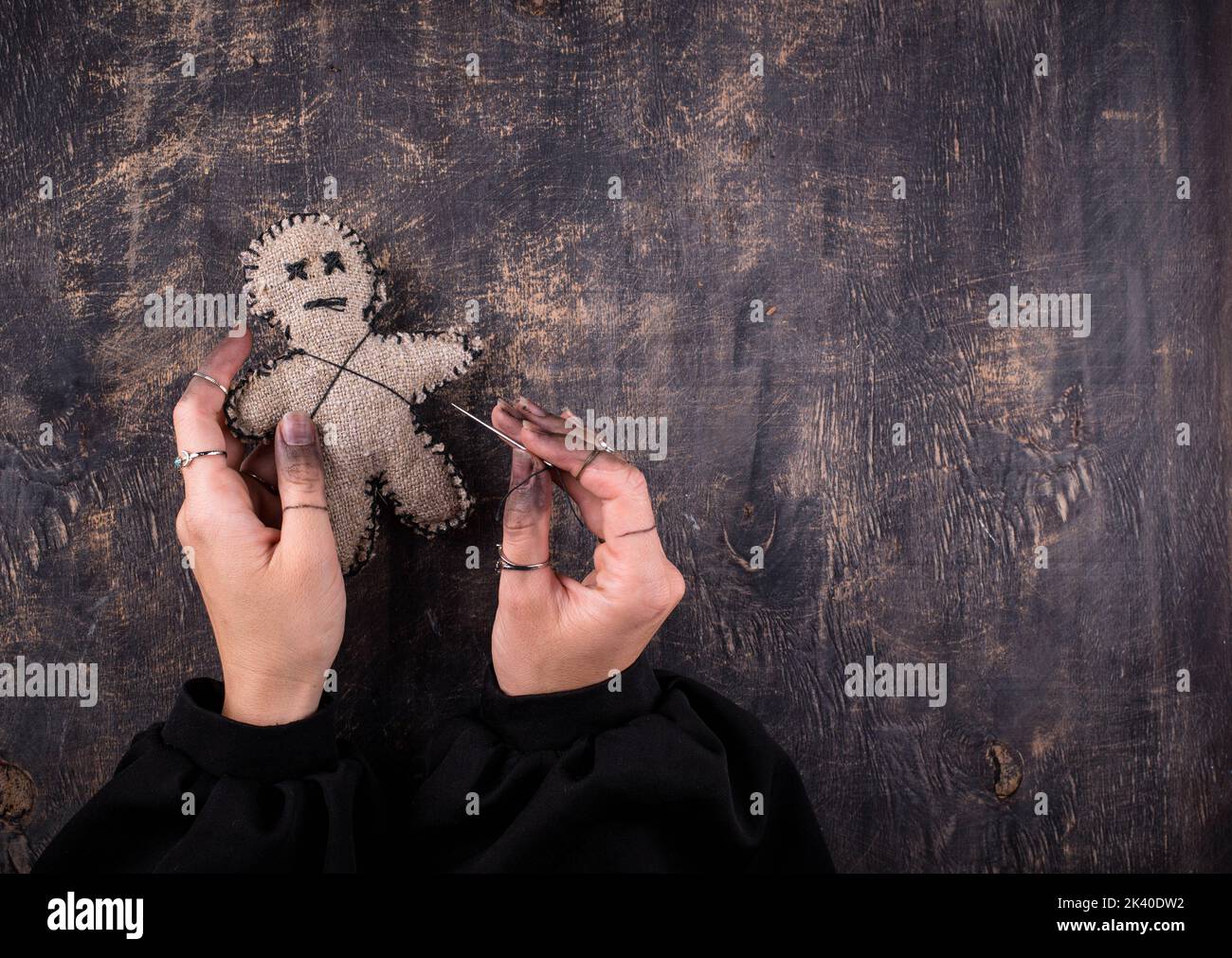 Voodoo doll black magic hi-res stock photography and images - Alamy