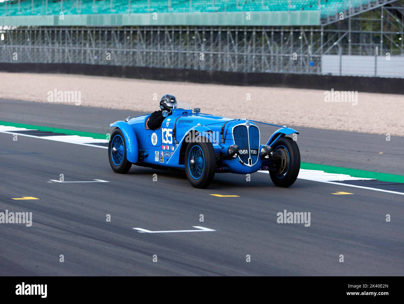 The 1936, Delahay 135, of Ross Keeling and Calum Lockie, competing in ...