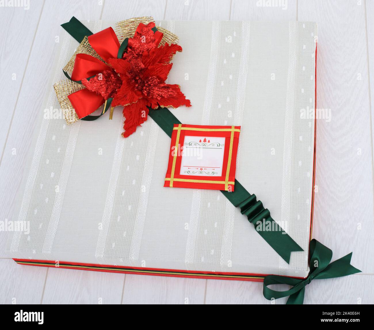Stack gift box top view hi-res stock photography and images - Alamy