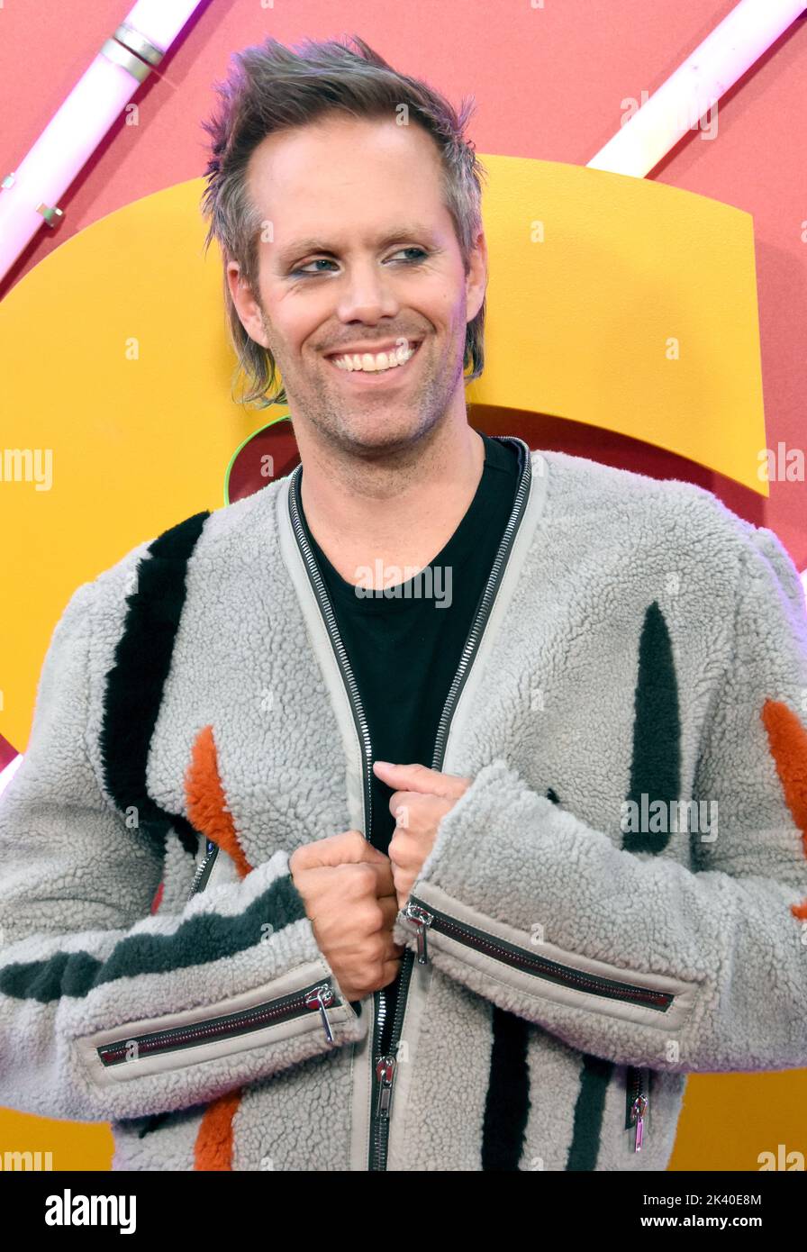 Los Angeles, California, USA 28th September 2022 Songwriter Justin ...