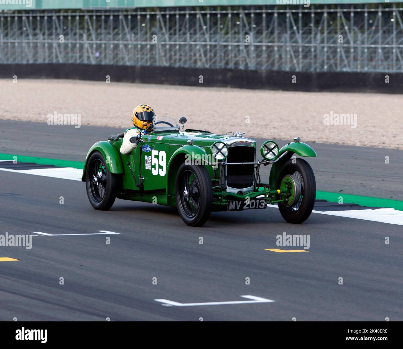 Robert Beebee driving his Green, 1932, Frazer Nash TT Rep, during the ...
