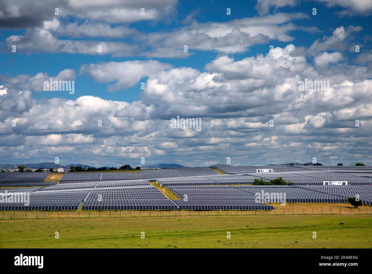 large-scale solar installations on former pasture land, Spain ...