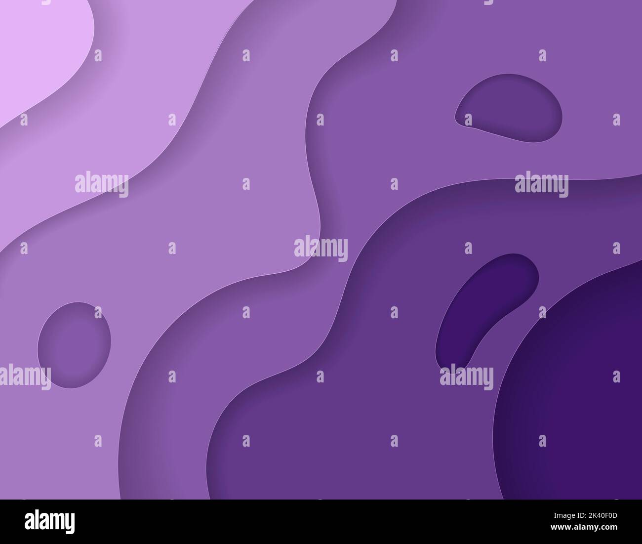 3d Paper cut backdrop. Abstract geometric shape Stock Vector Image ...