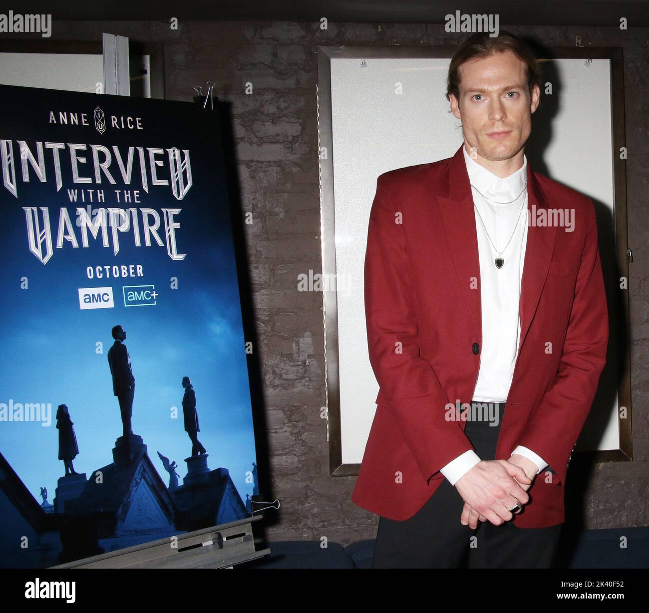 September 27 2022 Sam Reid attend AMC' Anne Rice's Interview with the ...