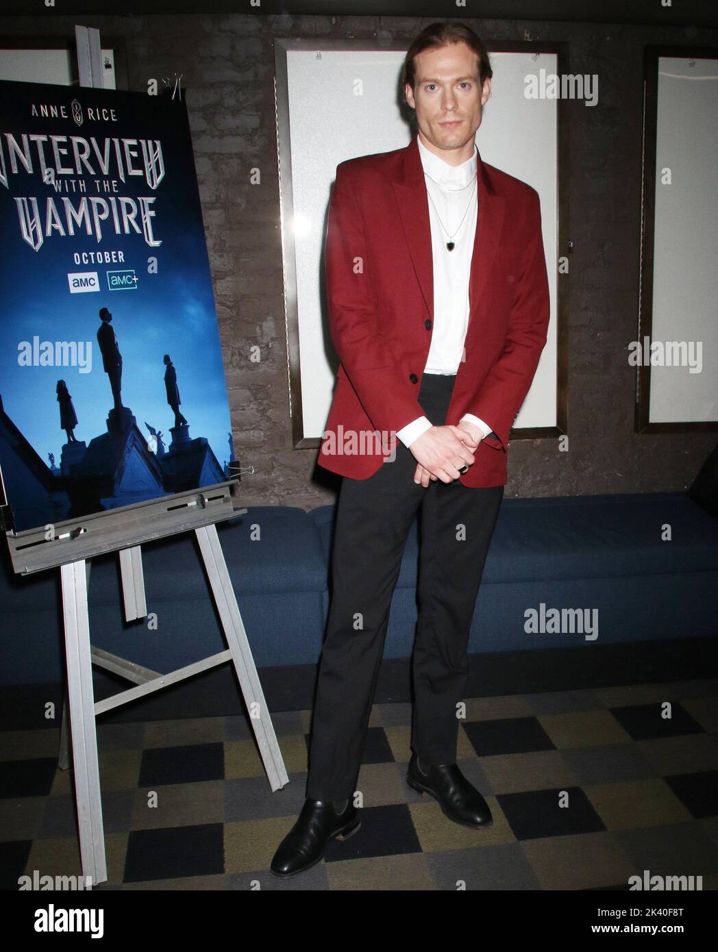September 27 2022 Sam Reid attend AMC' Anne Rice's Interview with the ...