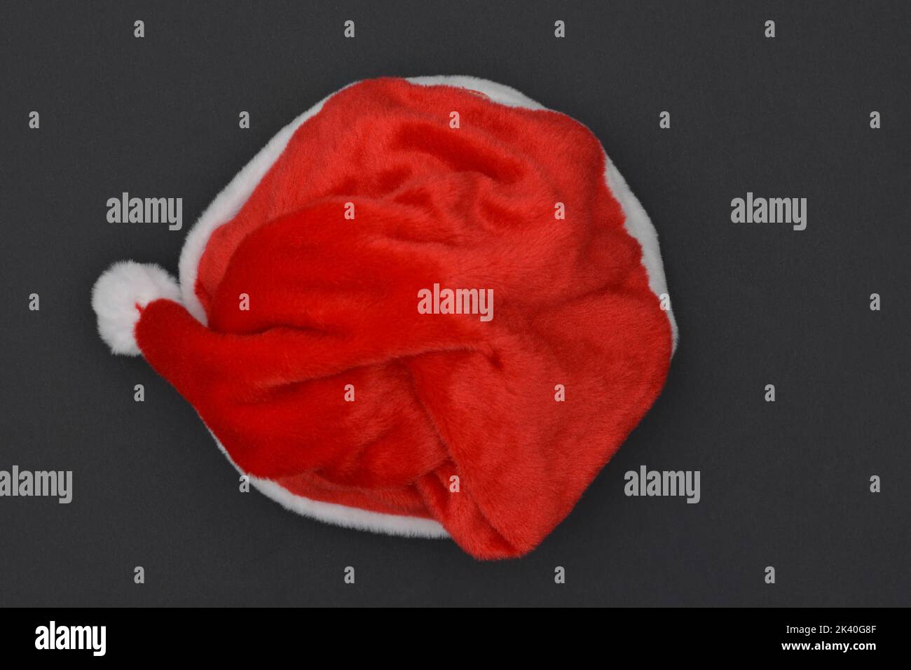 Santa hat view from the top Stock Photo - Alamy