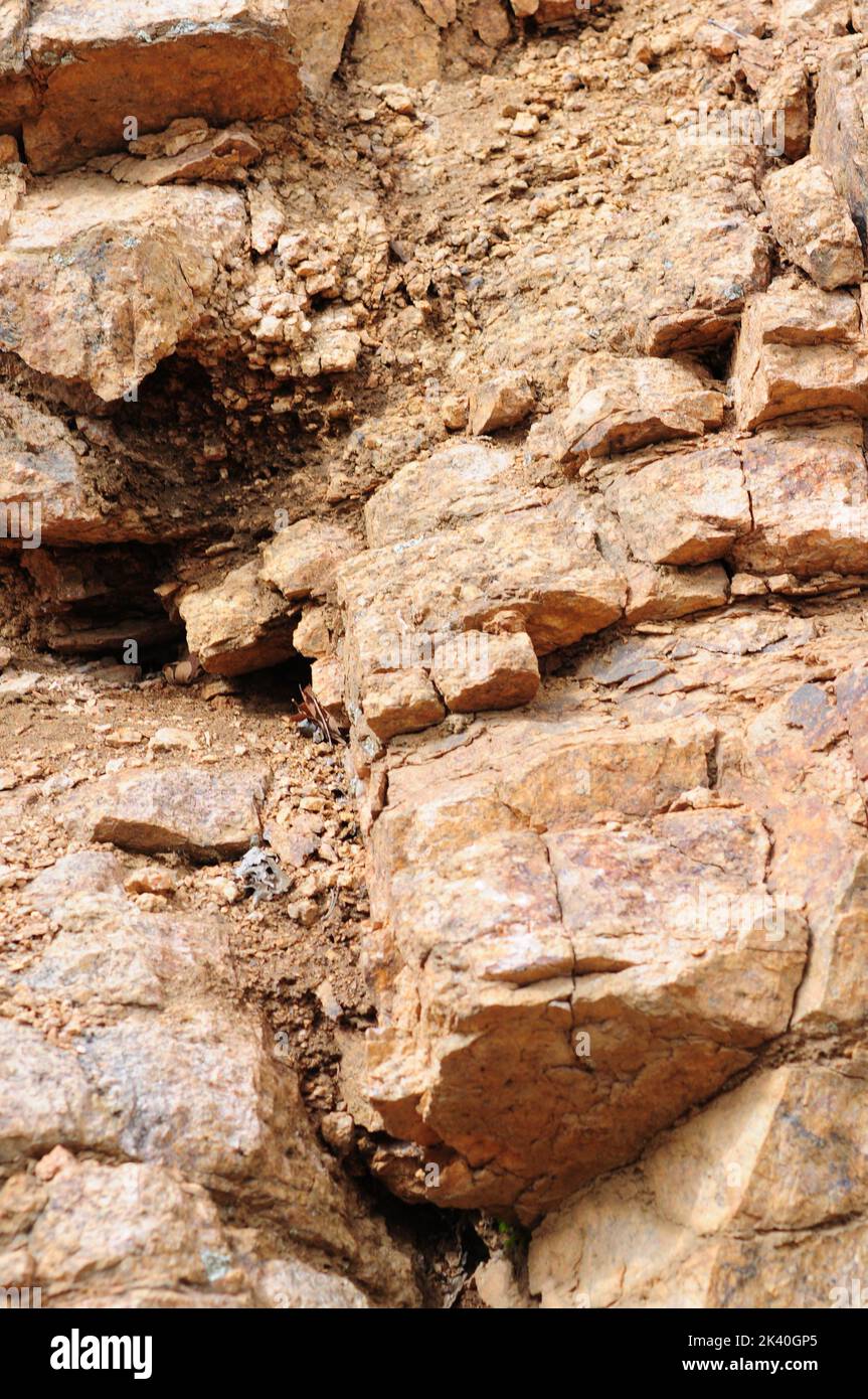 Volcanic soil texture stock photo Stock Photo - Alamy