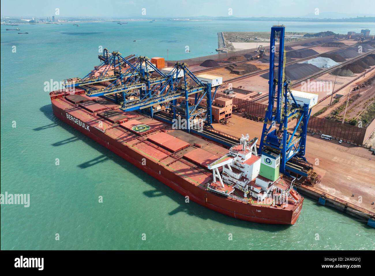 PUTIAN, CHINA - SEPTEMBER 29, 2022 - The Manx ship Blanco, which ...