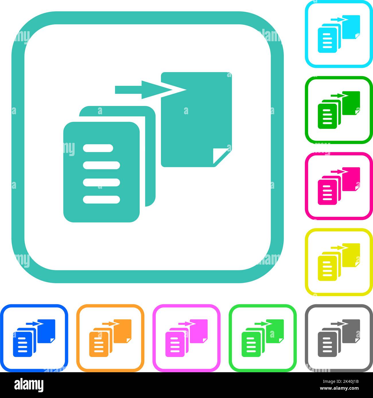 Move file solid vivid colored flat icons in curved borders on white ... Move file solid vivid colored flat icons in curved borders on white ...