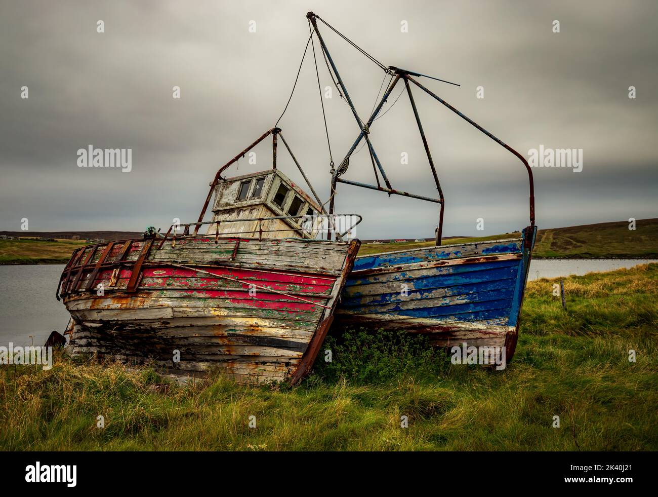 Old fishing boats scotland hi-res stock photography and images - Alamy