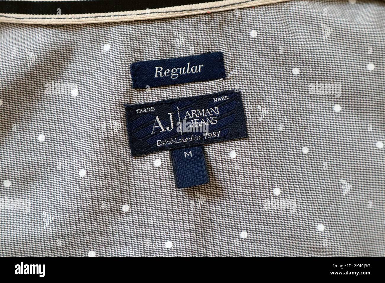 Emporio armani logo hi-res stock photography and images - Alamy