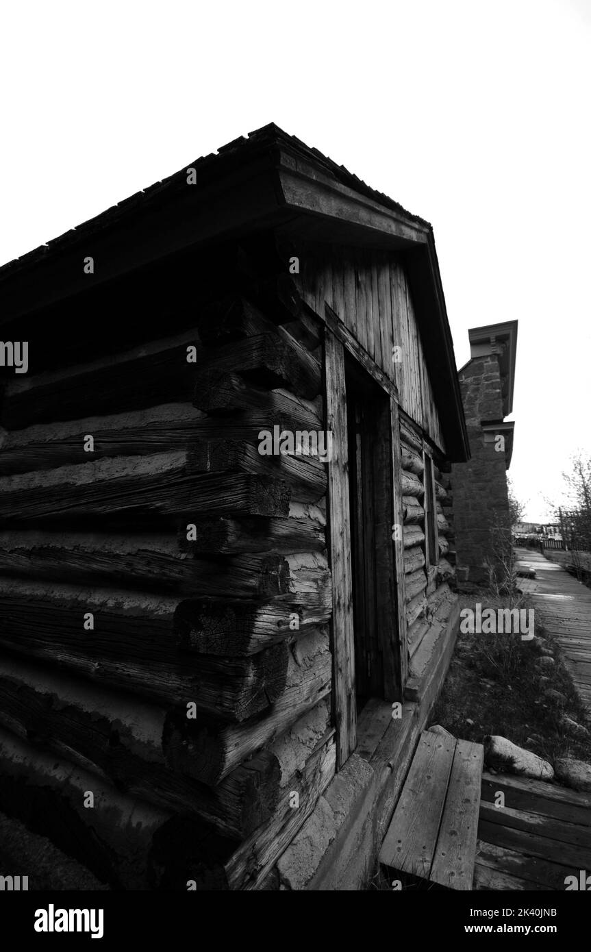 Rural farm in farmland america Black and White Stock Photos & Images ...