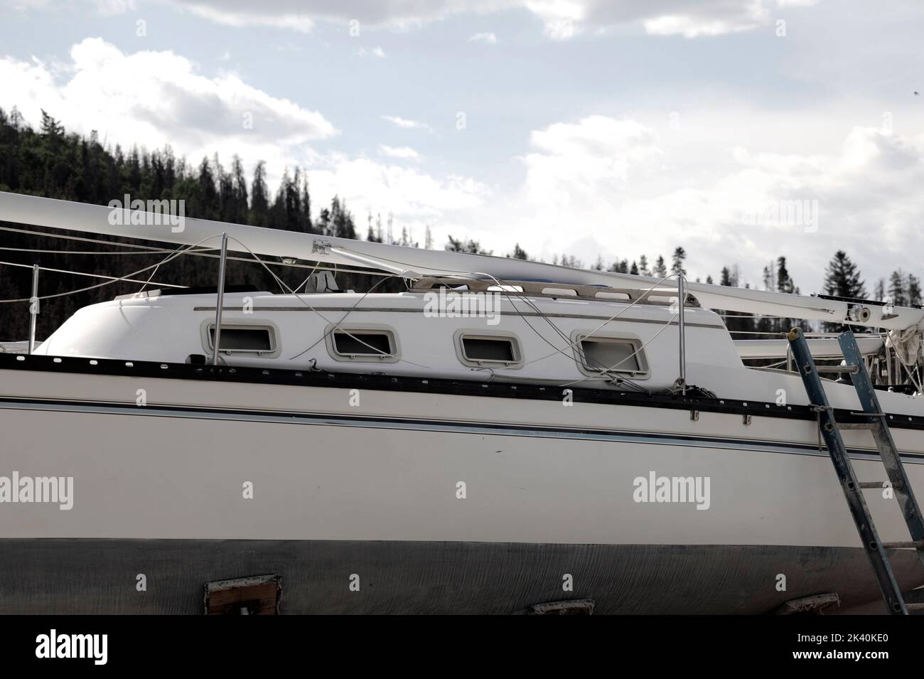 Luxury yacht stock photo Stock Photo - Alamy