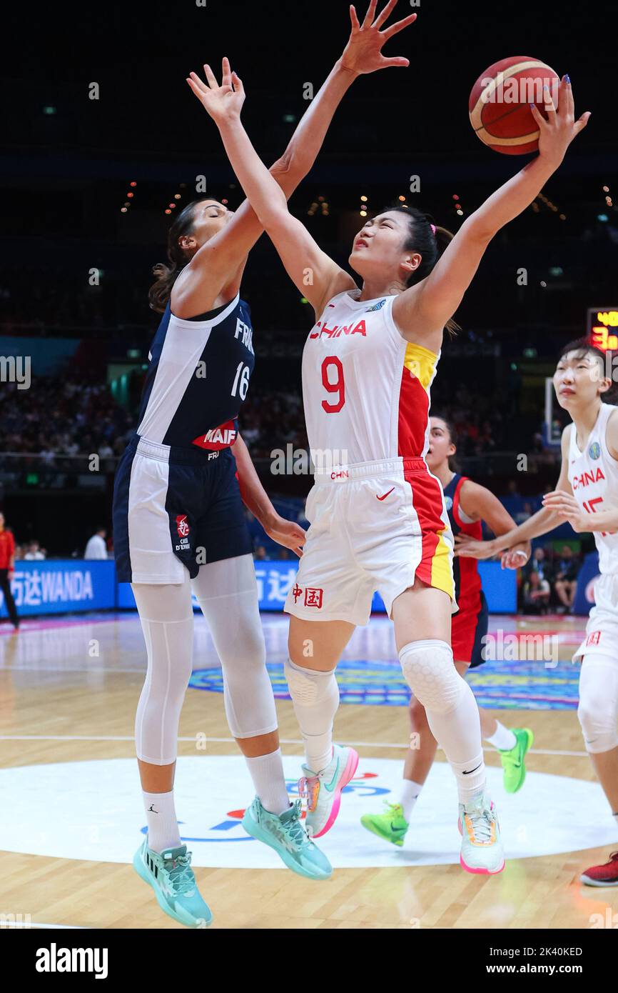 Sydney, Australia, 29 September, 2022. Meng Li of China drives to the ...