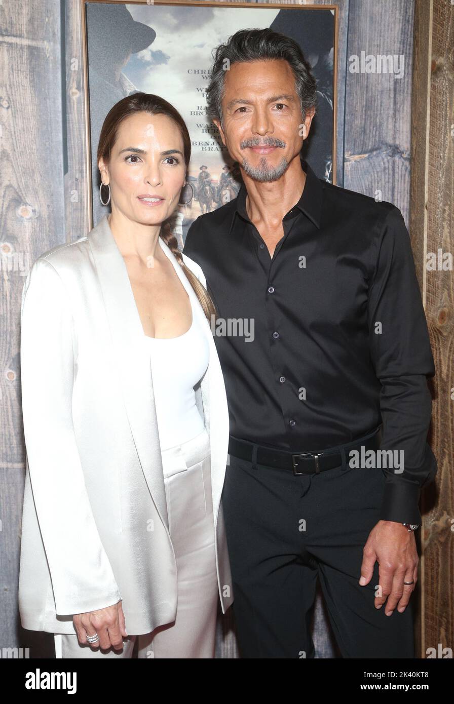Los Angeles, Ca. 28th Sep, 2022. Talisa Soto, Benjamin Bratt at the US ...